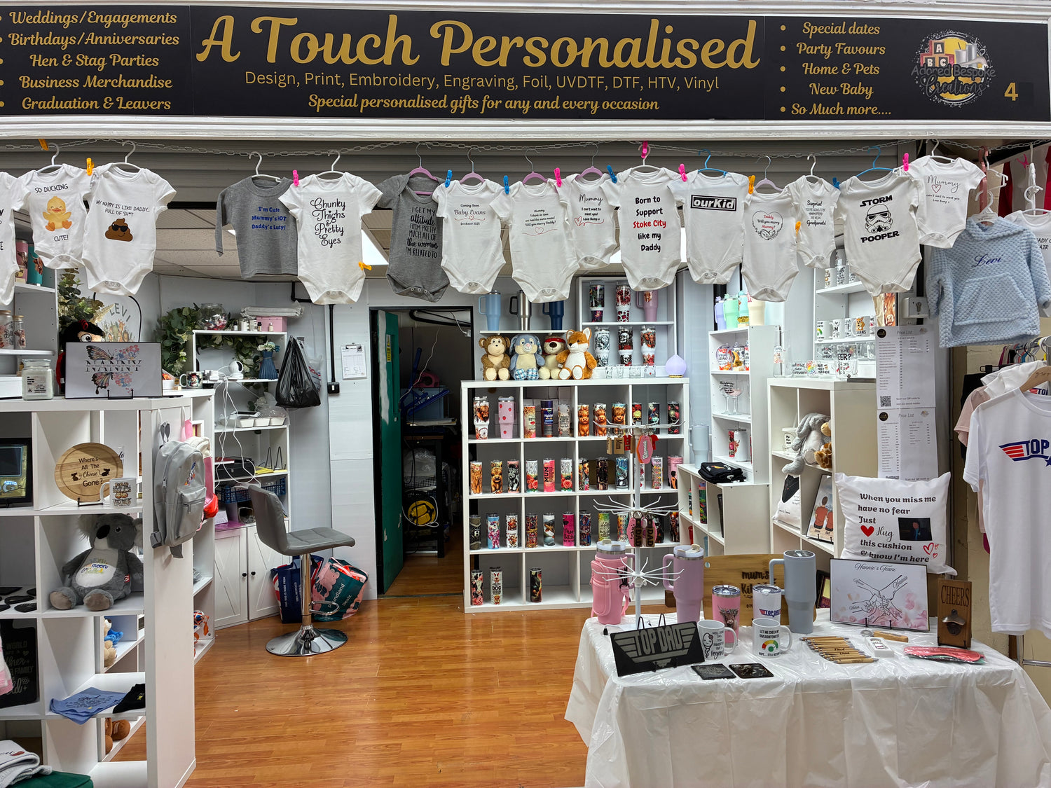 Personalised Gift Shop, custom gifts based in Hanley, Stoke on Trent ...